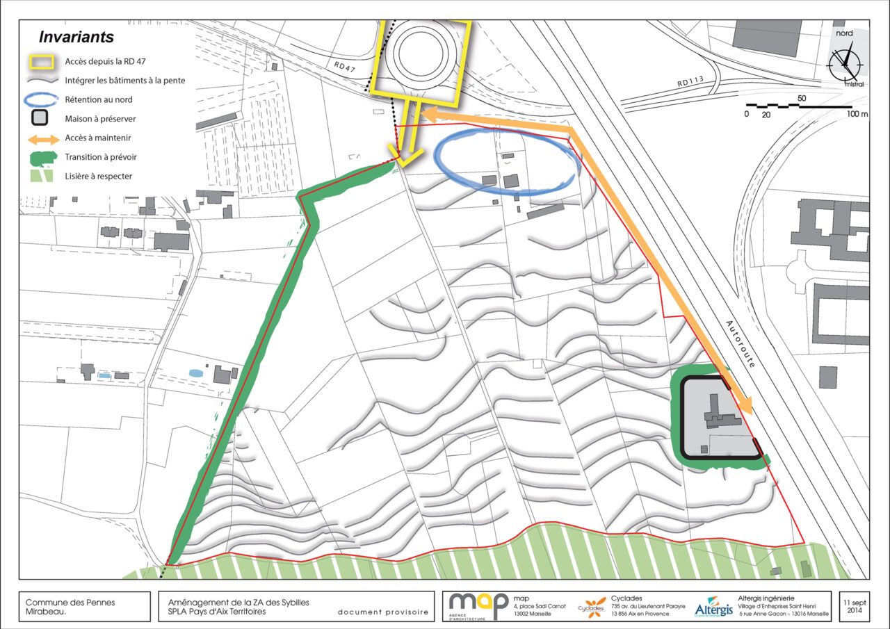 Zone d’activité des Sybilles - architecture | urbanisme | paysage | map